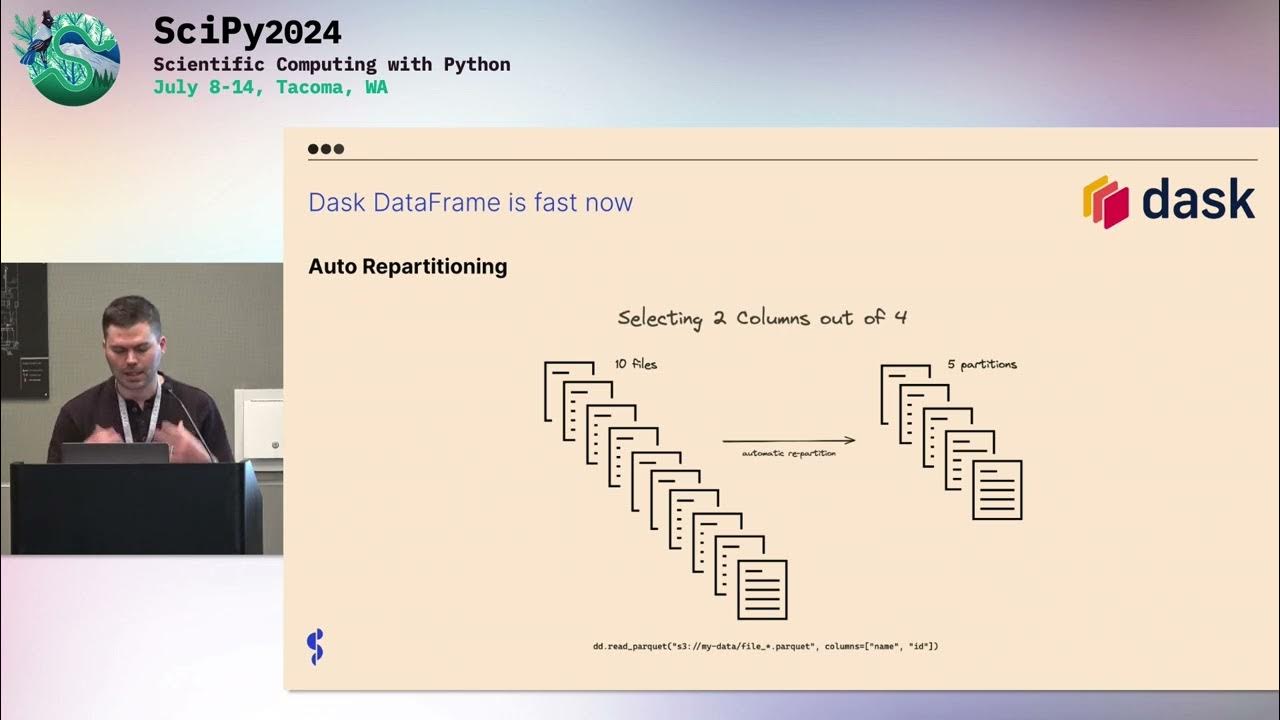 James Bourbeau - Pandas + Dask DataFrame 2.0 - Comparison to Spark, DuckDB and Polars | SciPy ...