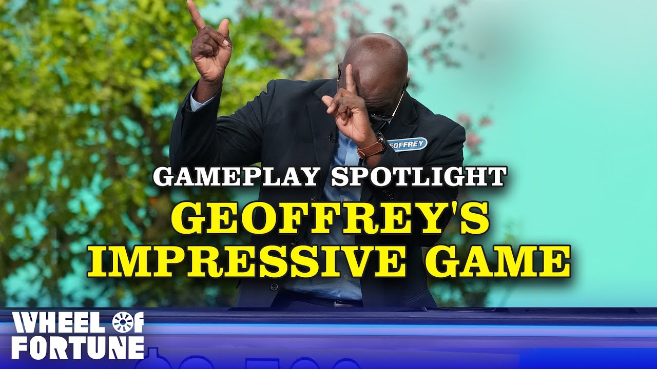 Geoffrey's Impressive Game! | S42 | Wheel of Fortune - YouTube