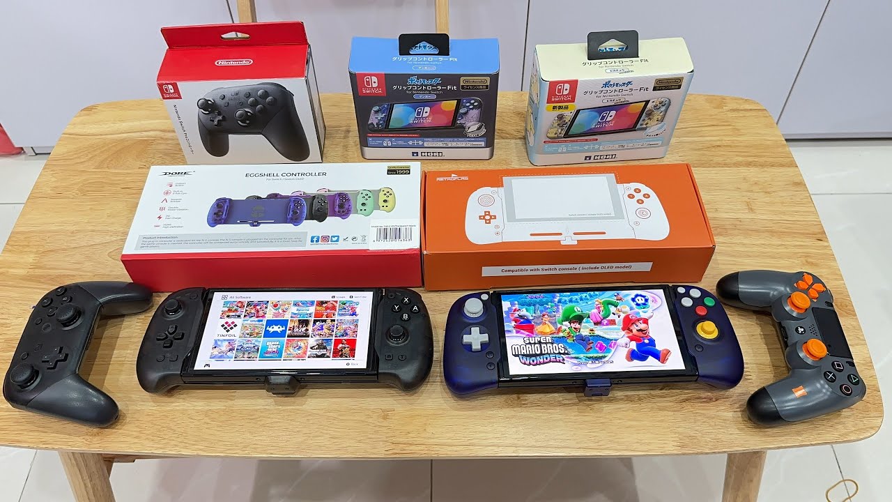 Đánh giá Tay Cầm Dobe Eggshell và Retroflag cho máy Nintendo Switch ...