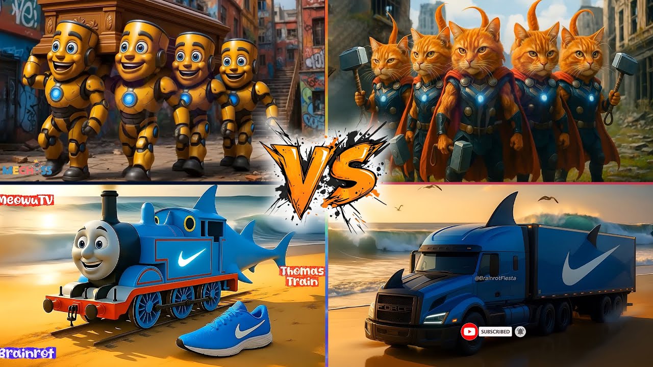 BRAINROT IRON MAN🆚 BRAINROT THOR BRAINROT Thomas Train 🆚 BRAINROT ...