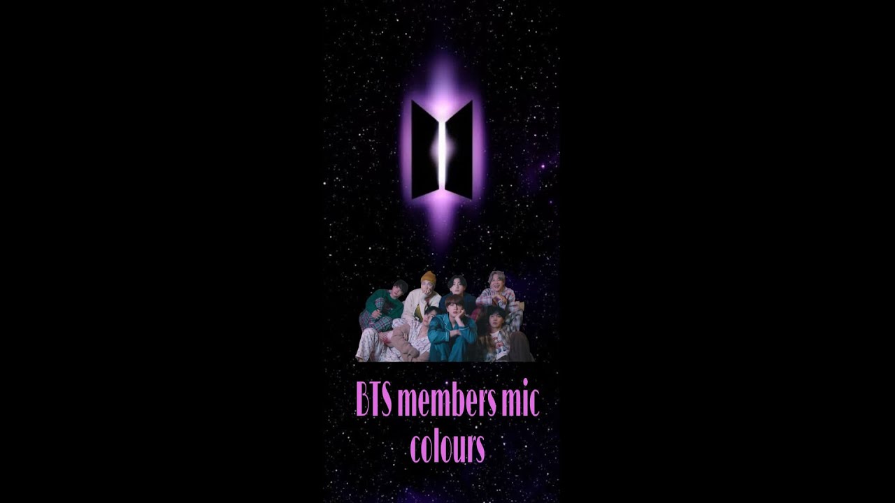BTS members mic colours - YouTube