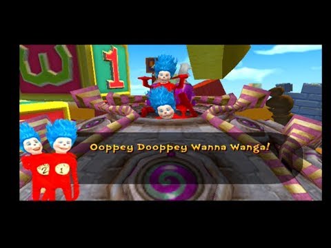 The Cat In The Hat PS2 All Bosses Against Thing 1 And Thing 2 (No Damage)