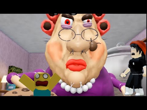 Playing Escape Evil Grandma Obby In Roblox!👵 - YouTube