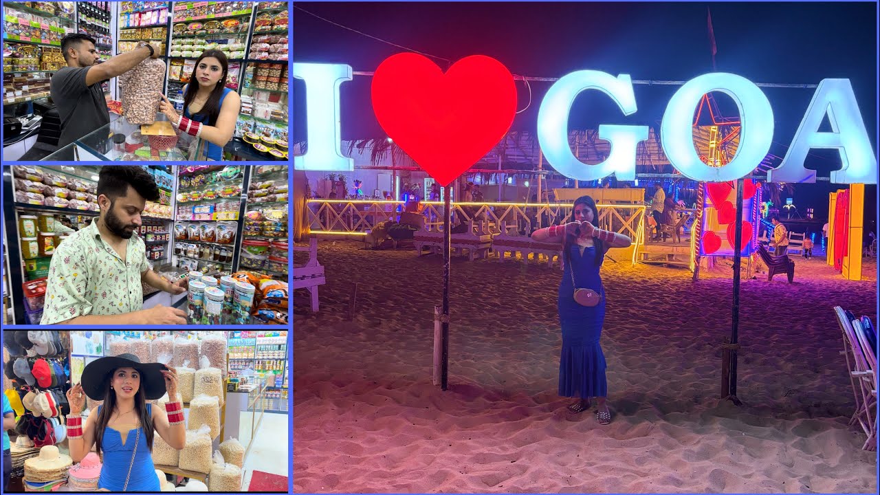 Goa ke last Day me kari sabke liye Shopping famous market se 👍 - YouTube
