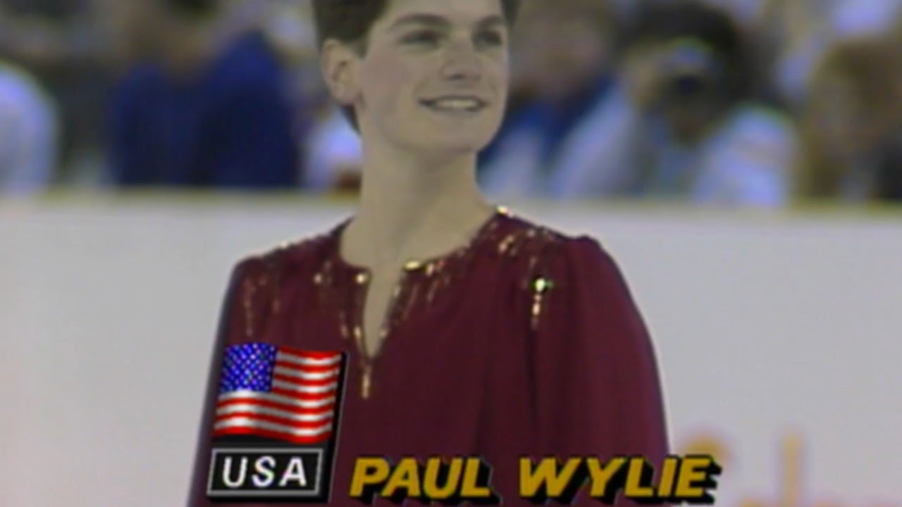 ⛸ Paul Wylie 8th in the Short Program: 1988 Calgary 'Sing Hallelujah ...