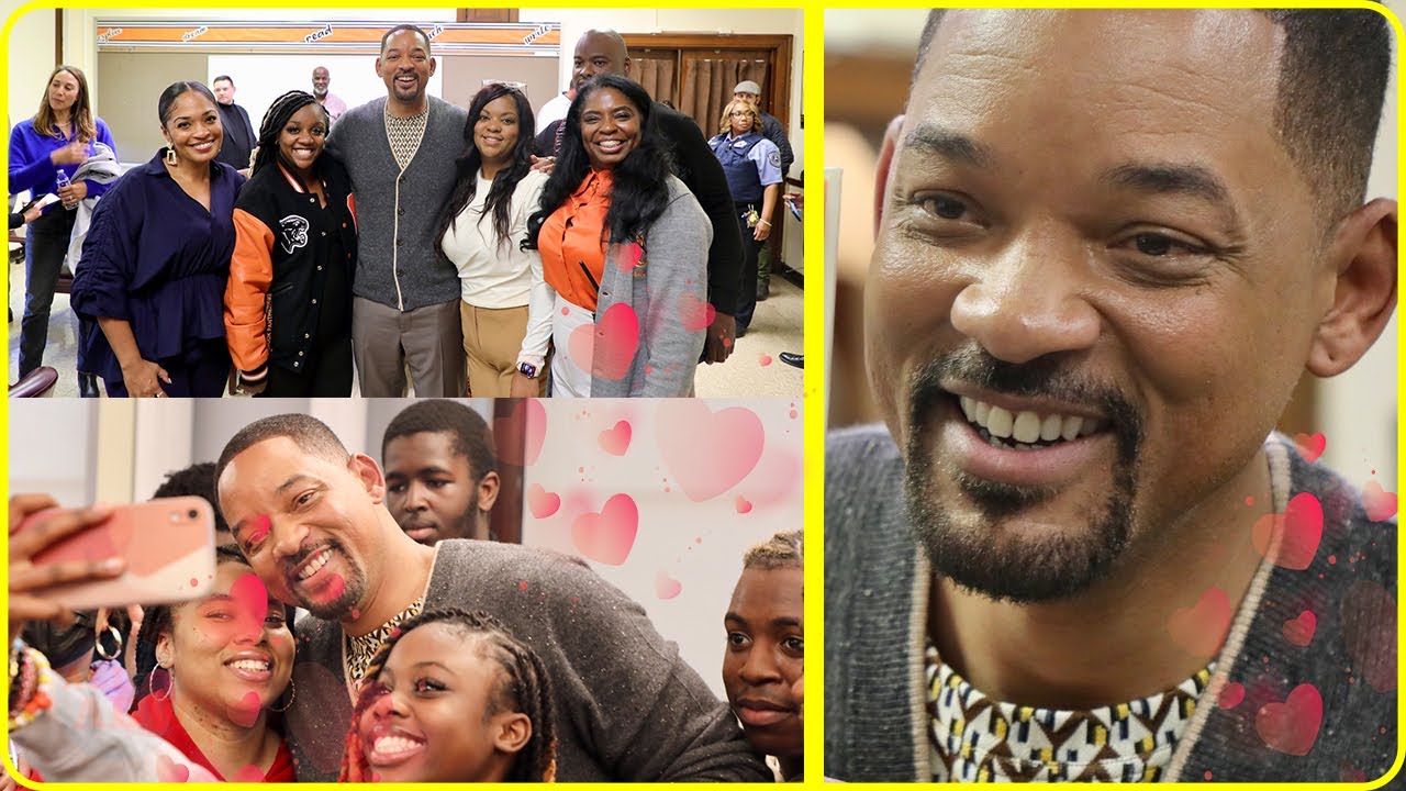 Will Smith returns to his high school, surprises Philadelphia students ...