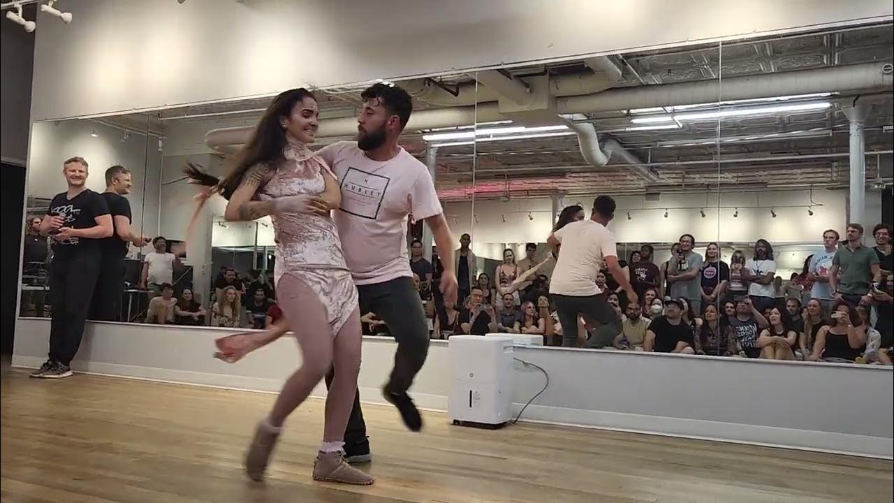 Clinton & Aluna Brazlian Zouk demo - YouTube