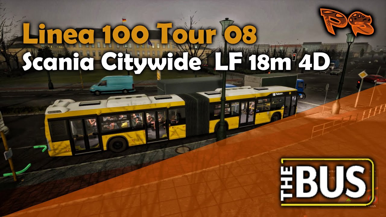 The Bus #1 - Linea 100 Tour 08 - Scania Citywide LF 18m 4D - Niebla ...