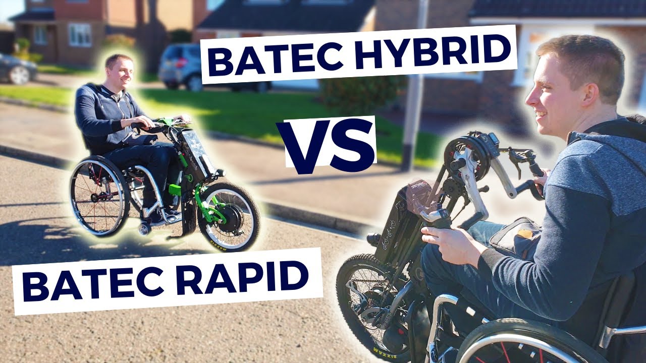 Testing Batec Hybrid and Batec Rapid Wheelchair Offroad Handbike ...