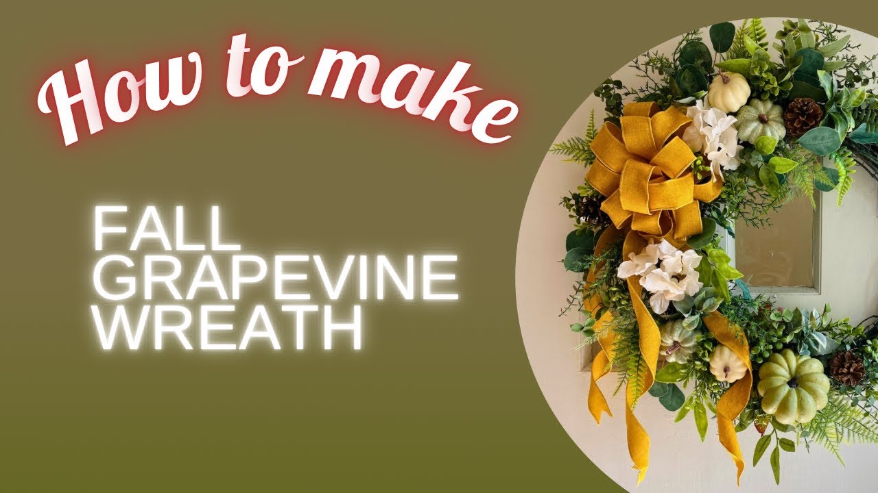 Fall Wreath Tutorial - YouTube