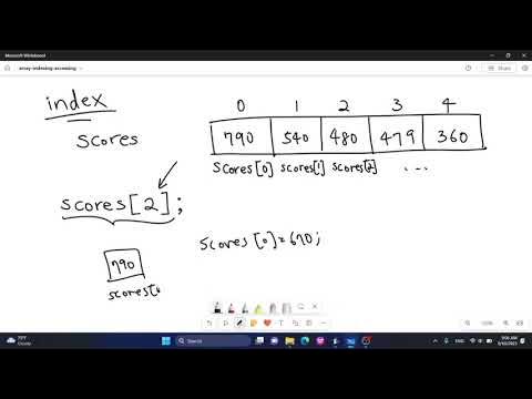 [CISC 190] Accessing and Indexing Array Elements - YouTube