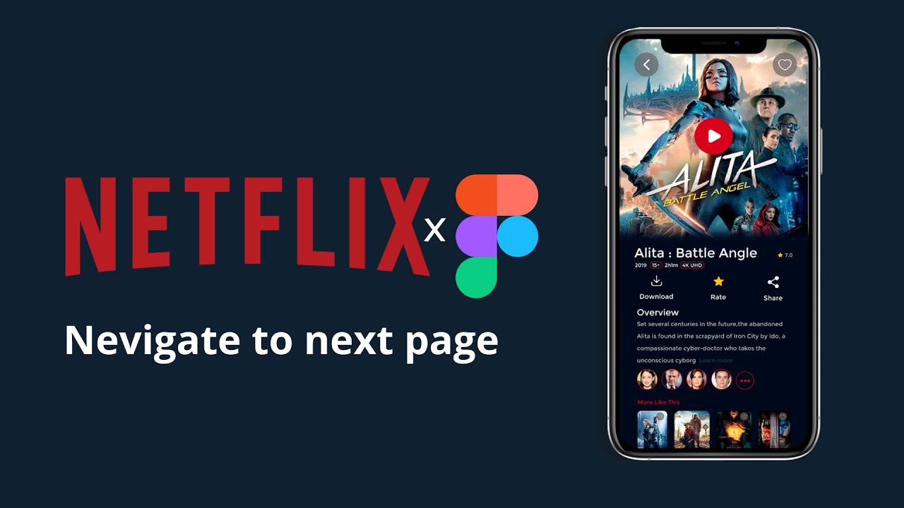 How to crate navigation to next page by Figma - YouTube