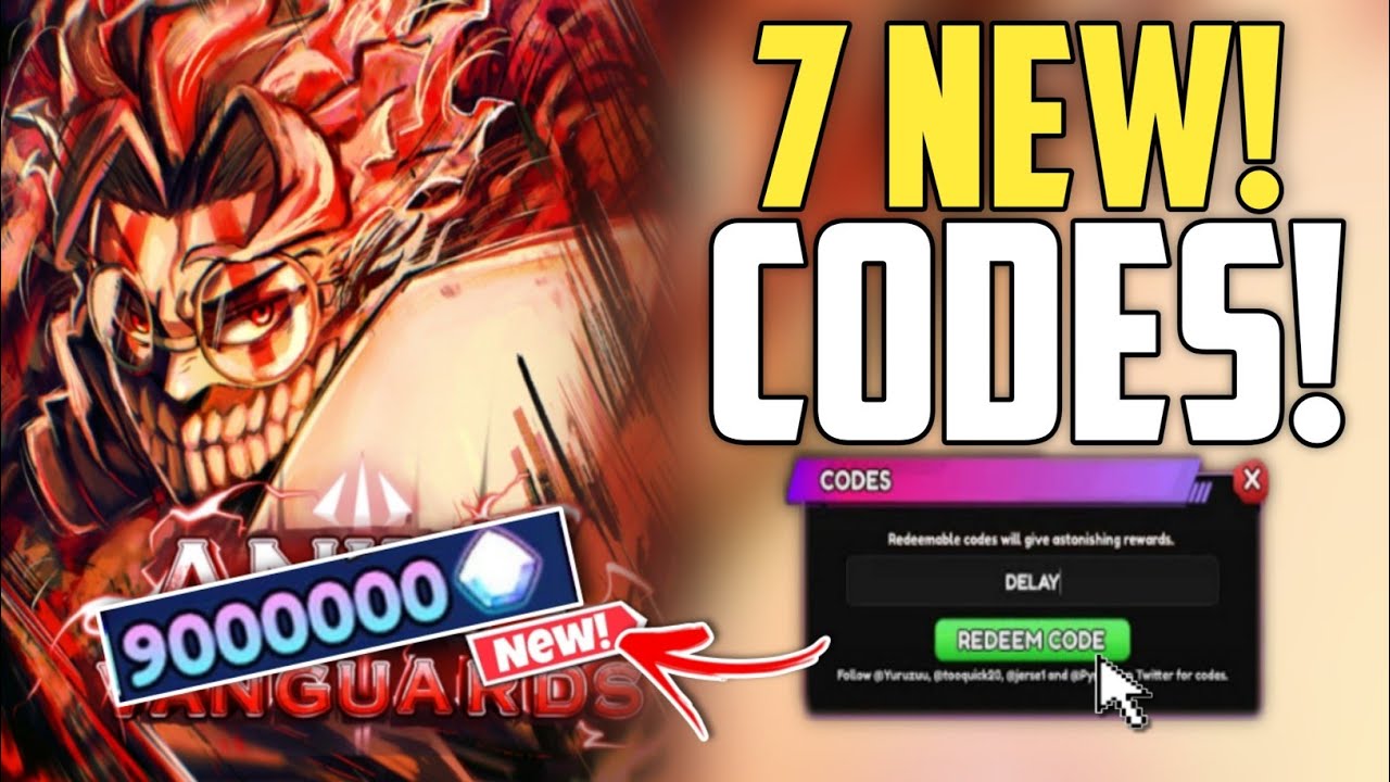 *New!⚡Codes* ANIME VANGUARDS WORKING CODES IN 2024 - ROBLOX! ANIME ...