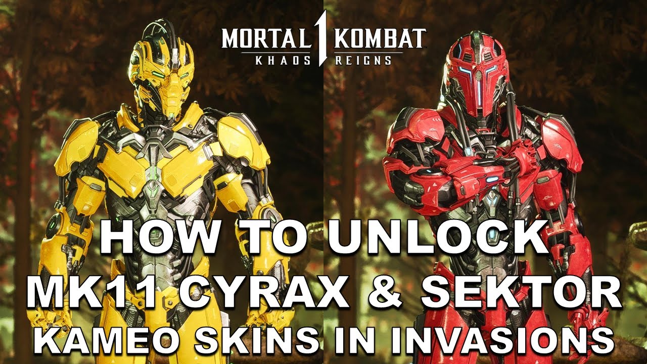 MK1 - Cyrax & Sektor MK11 Kameo Skins - How/Where to Unlock in ...