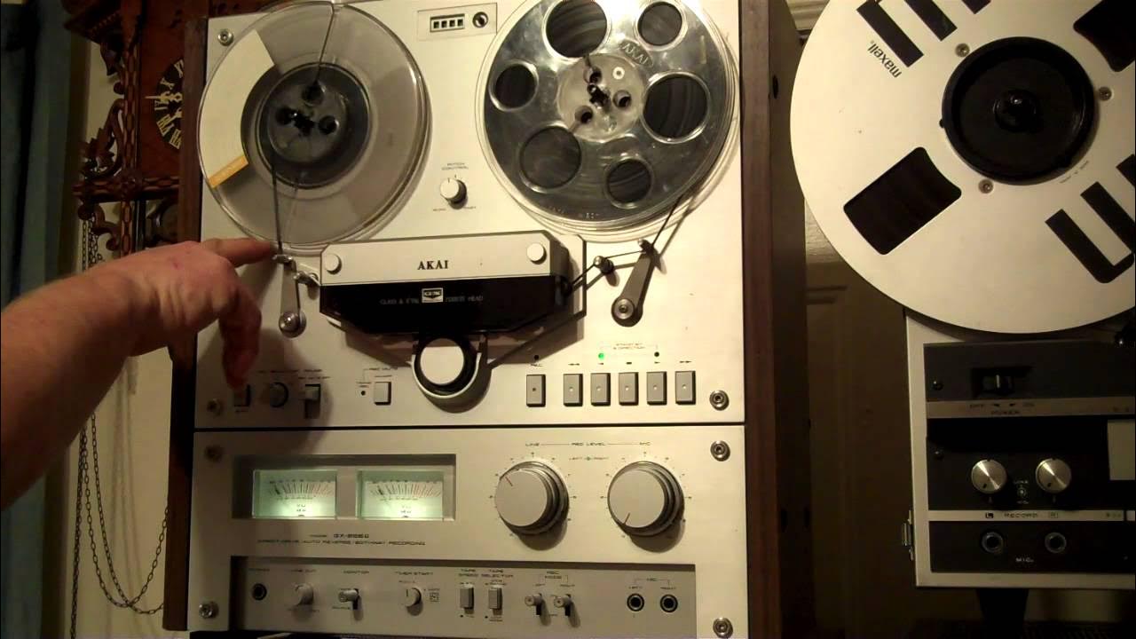 AKAI GX-266II Reel to Reel Operations Demo. ZCUCKOO - YouTube