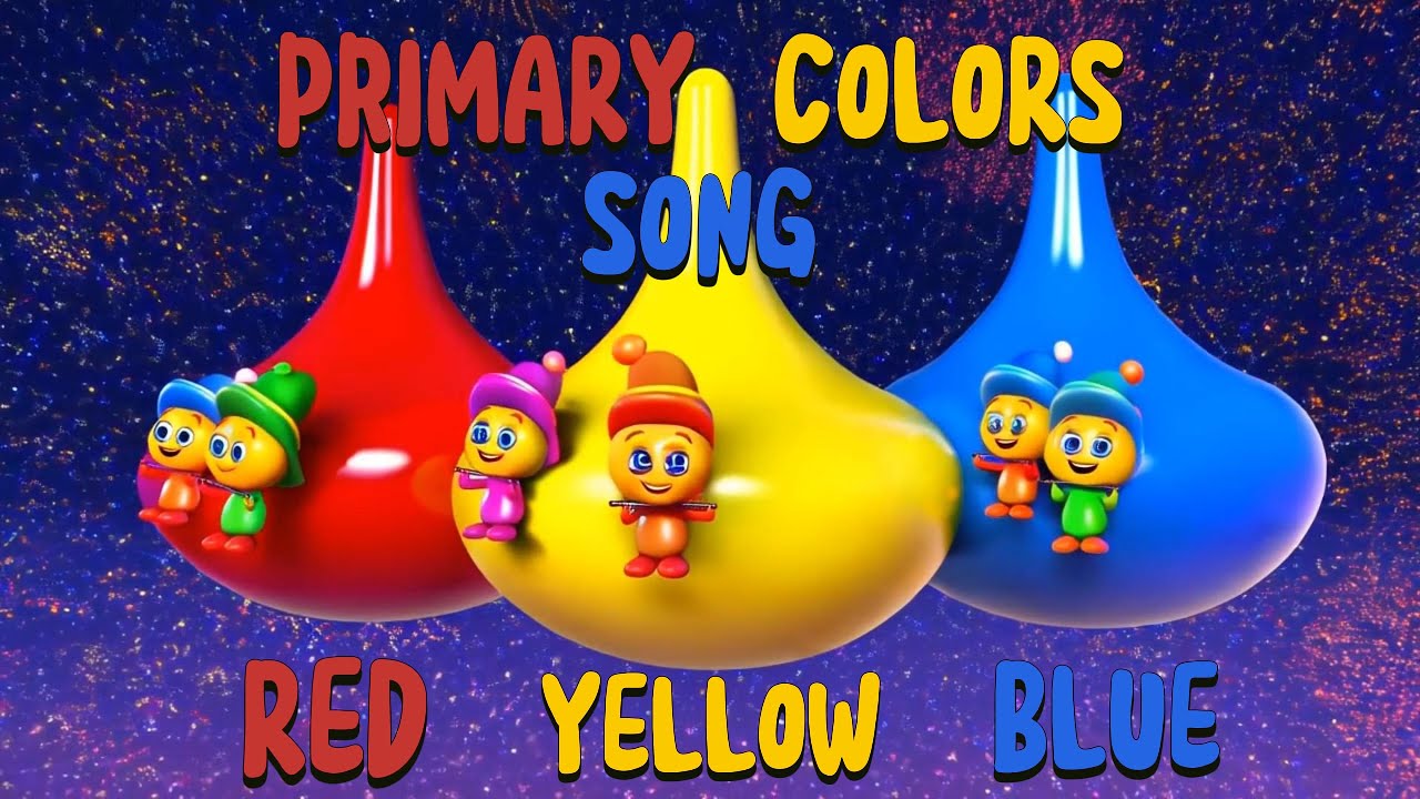 Toddlers Song| Fun & Easy Primary Colors | Learing Colors | Nursery ...