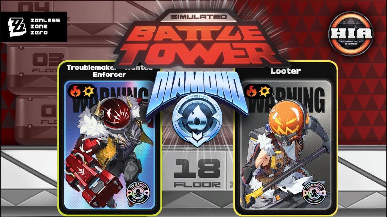 Floor 18 | Battle Tower: Diamond | Zenless Zone Zero - ZZZ - YouTube