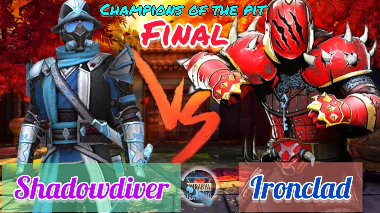 Shadow diver is applying his power to defeat ironclad || Champions of ...