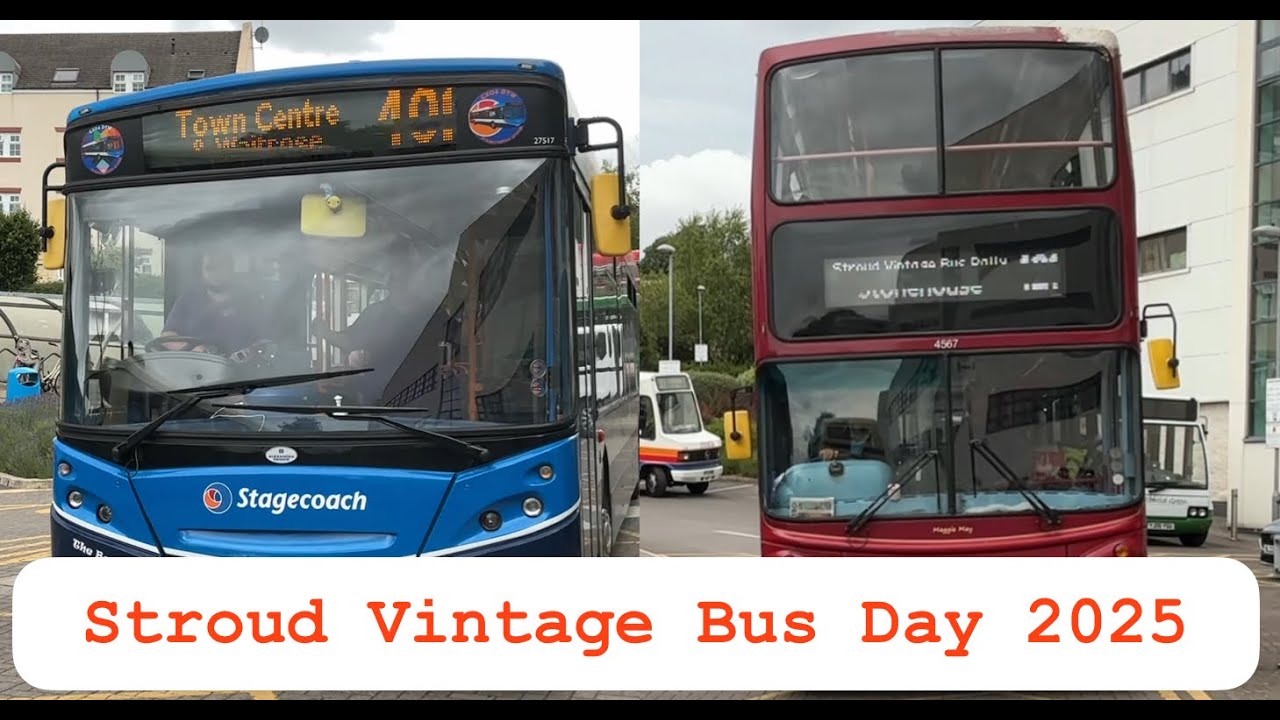 Stroud Vintage Bus Day 2025. - YouTube