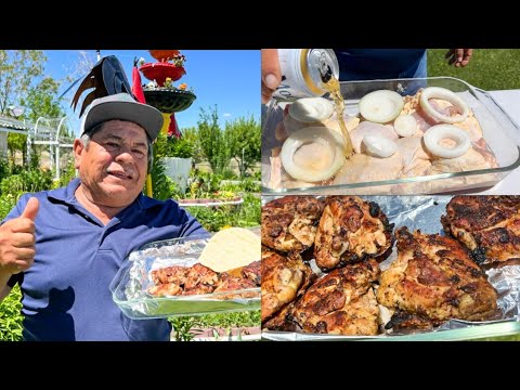Como Hacer Un Pollo Borracho Al Carbon!🌿💯🍗 - YouTube
