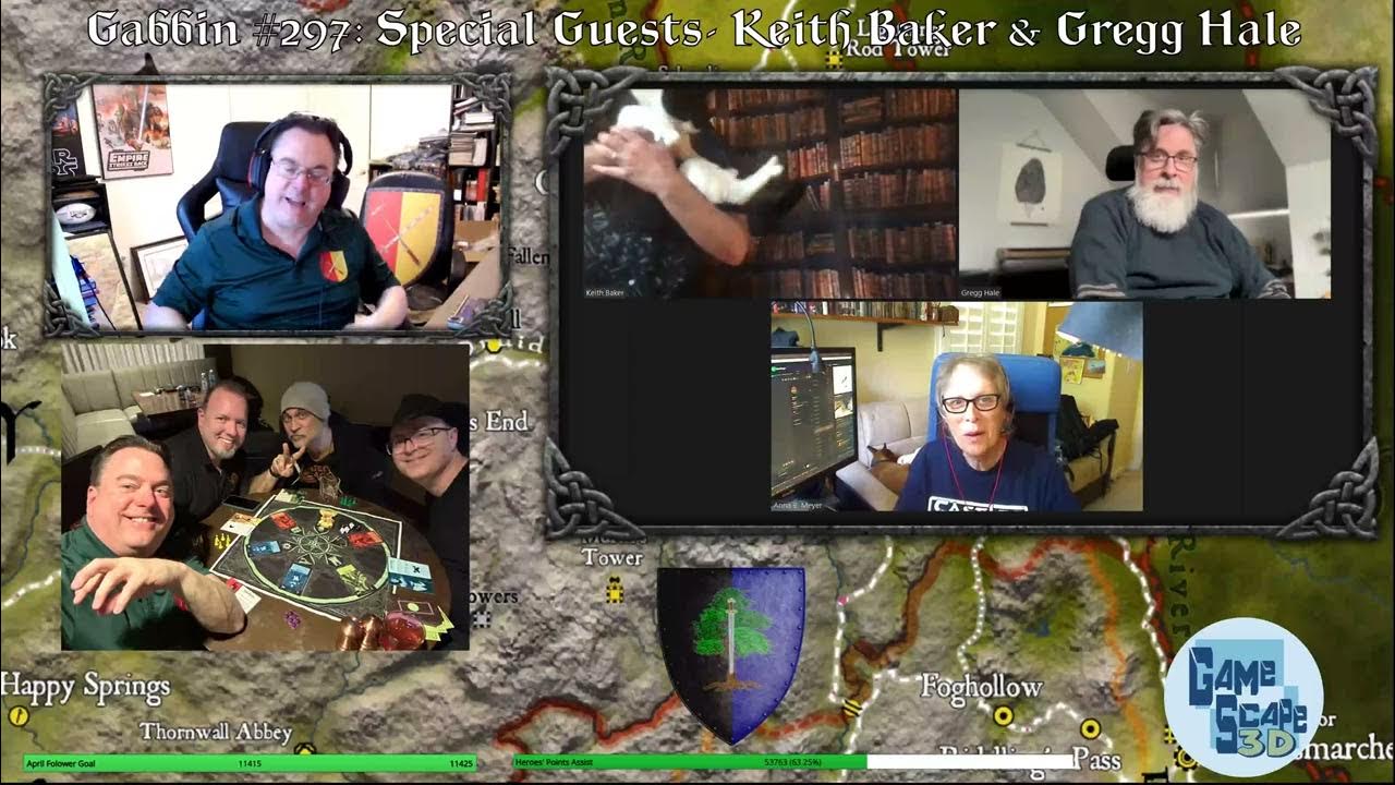 Special Guests: Keith Baker & Gregg Hale on Gabbin #297! Glim Board Game!!! - YouTube