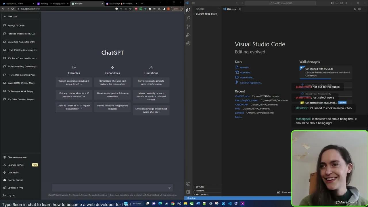 #100Devs - How will ChatGPT React to React? - YouTube
