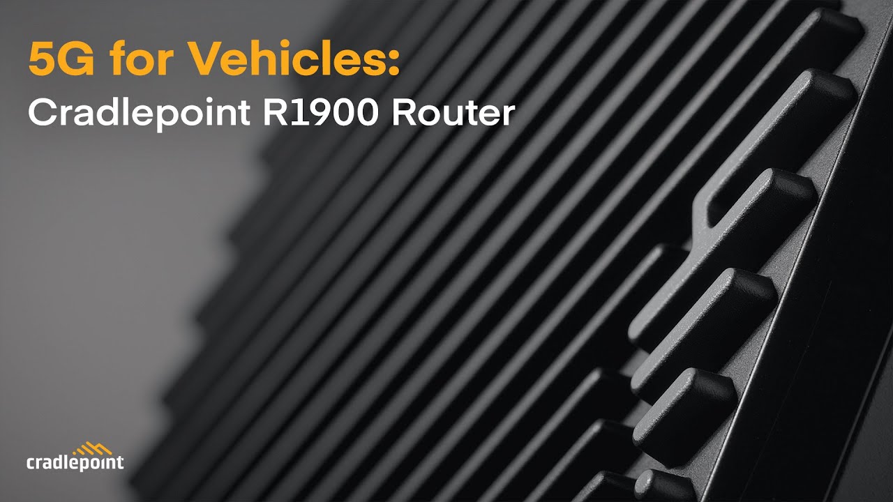 5G for Vehicles Has Arrived | Cradlepoint's R1900 Router - YouTube