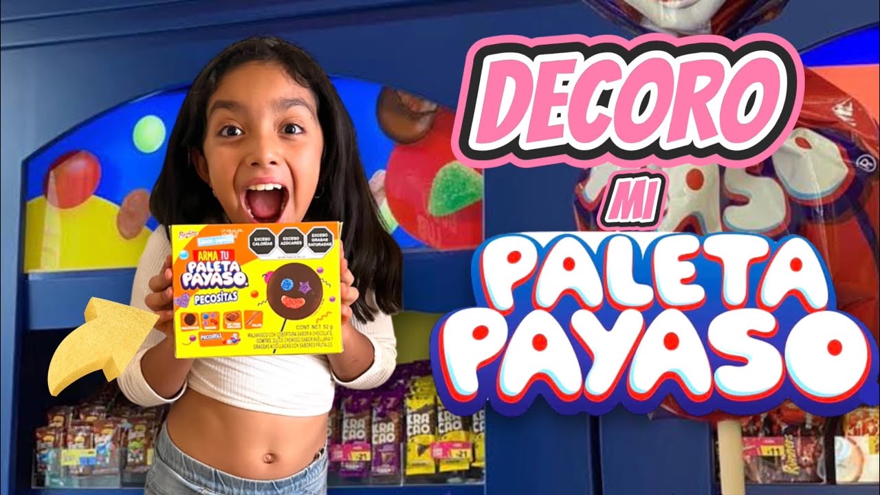 !ARMO mi Paleta Payaso! 🤡Acompáñame a DECORAR una PALETA PAYASO que se ...