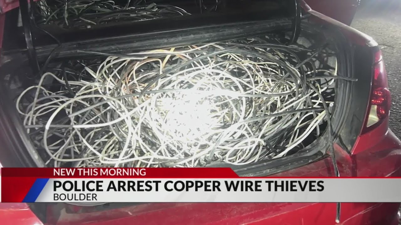 2 arrested for stealing copper wire from Boulder power substation - YouTube