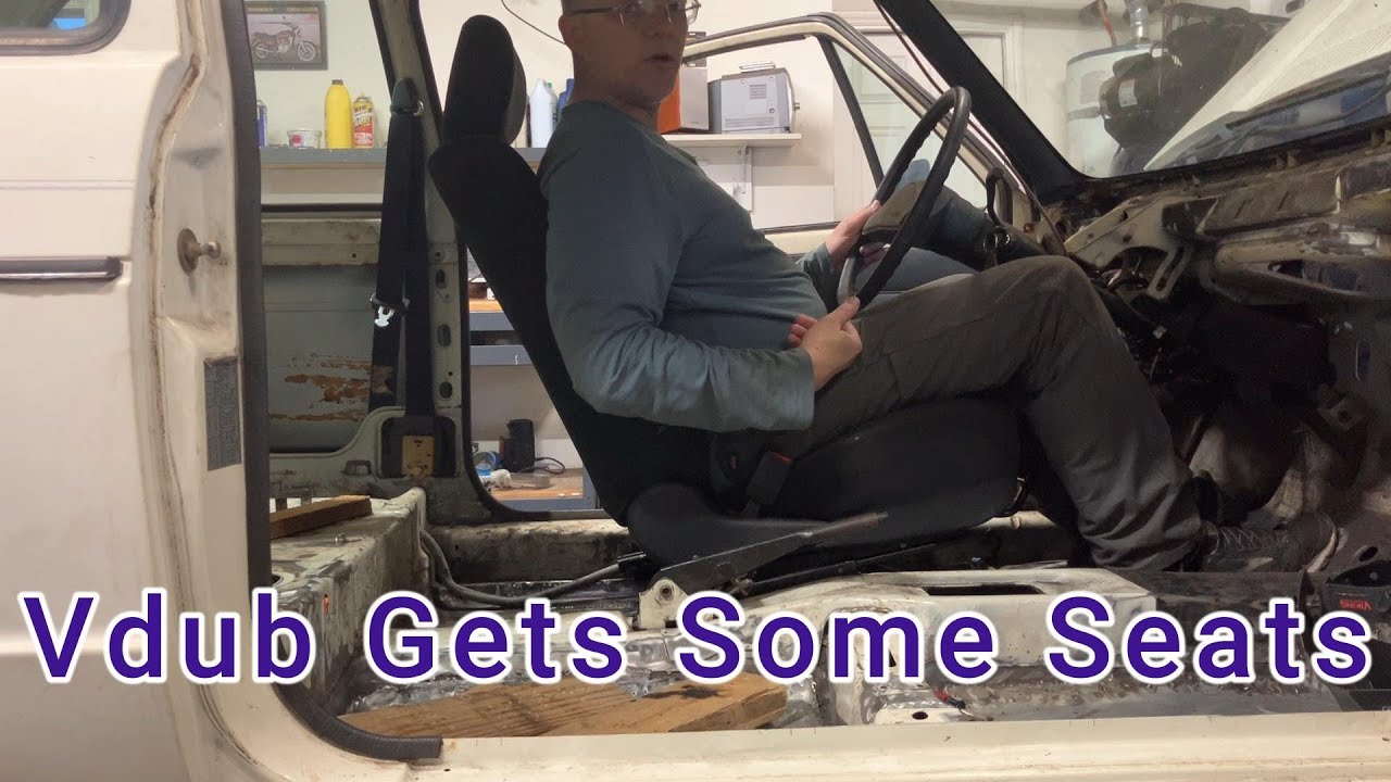 Mitsubishi Lancer Seats in a VW MK1 Rabbit - will they work? - YouTube