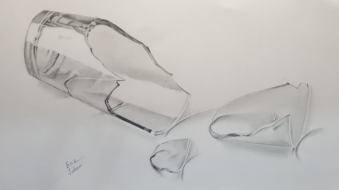 Broken Glass Drawings
