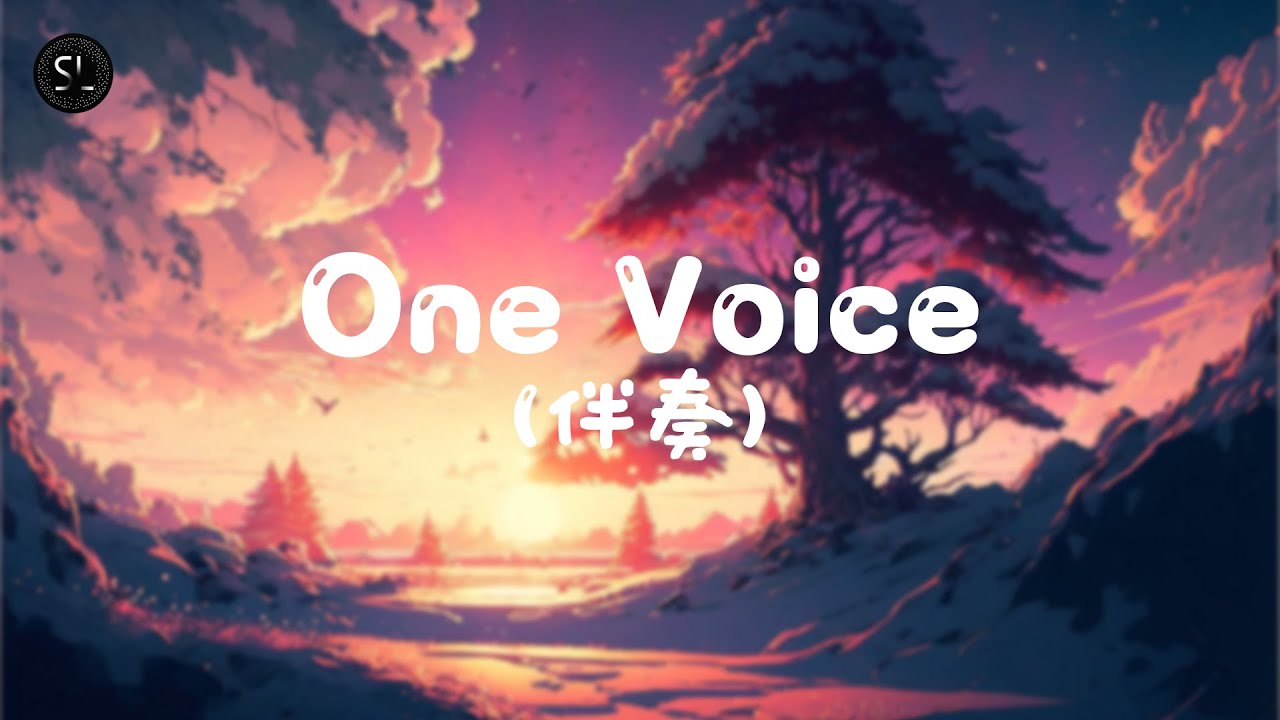 【去人聲純音樂】One Voice - Rokudenashi (伴奏) 【動態歌詞Lyrics】♪ - YouTube