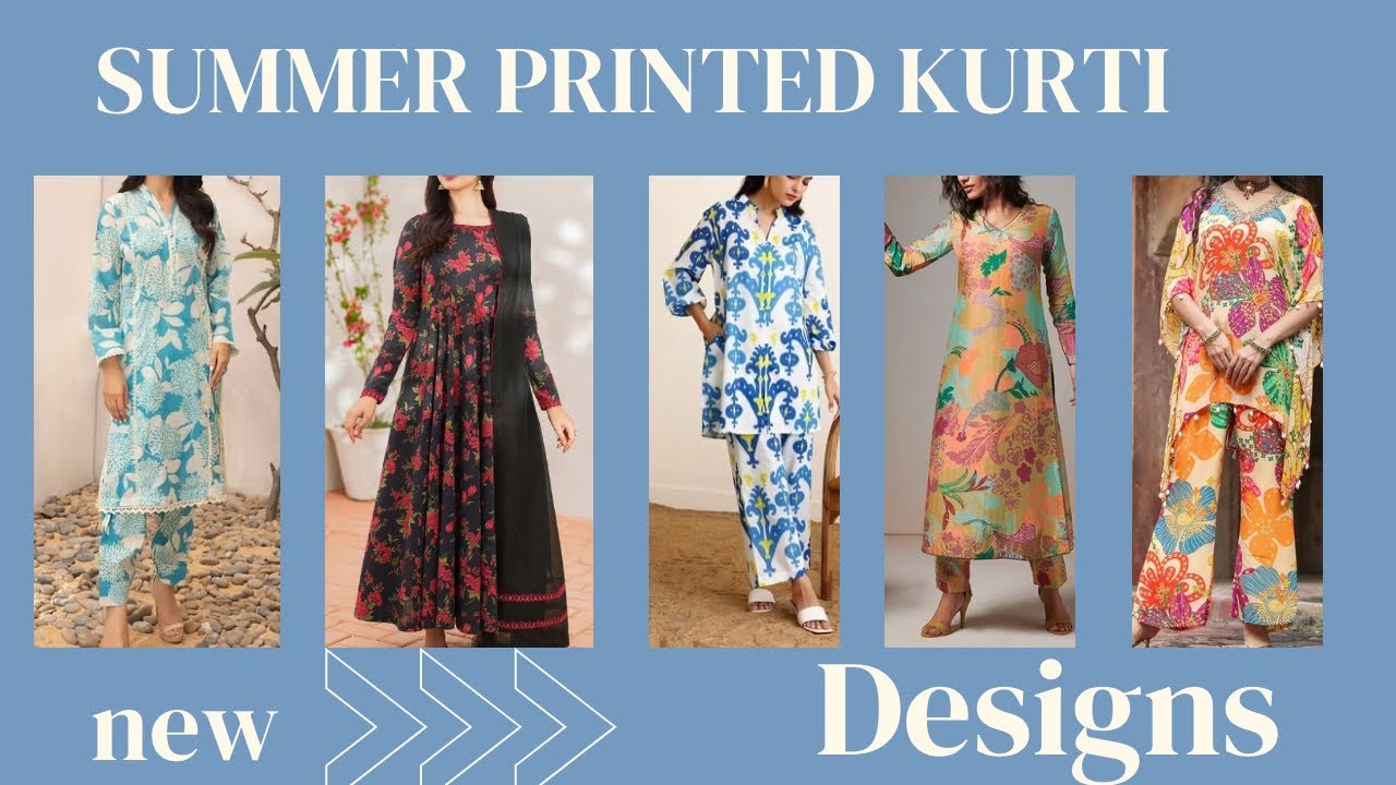 Summer Chic: Trendy & Breezy Print Kurtis for Every Occasion # ...