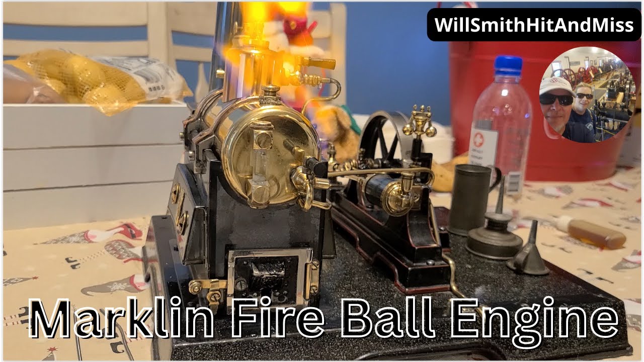 Märklin Vintage Steam Engine Turned Fire Ball - YouTube