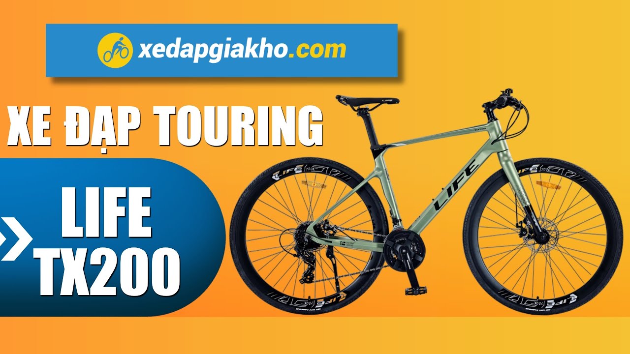 Review - Đánh Giá Xe Đạp Touring Life TX200 | SKU: TX200 | XĐGK - YouTube