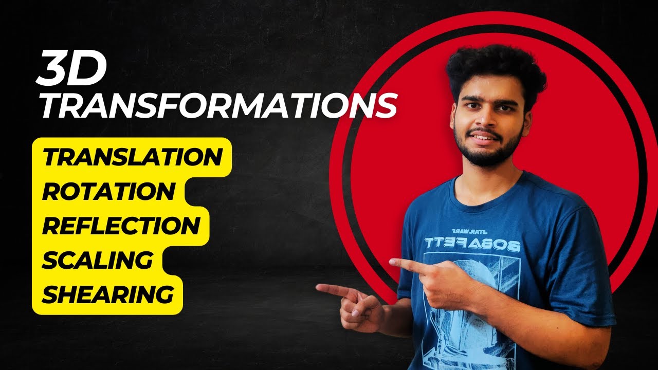 MOD-3 | 3D Transformation | Homogeneous Coordinates | Translation ...