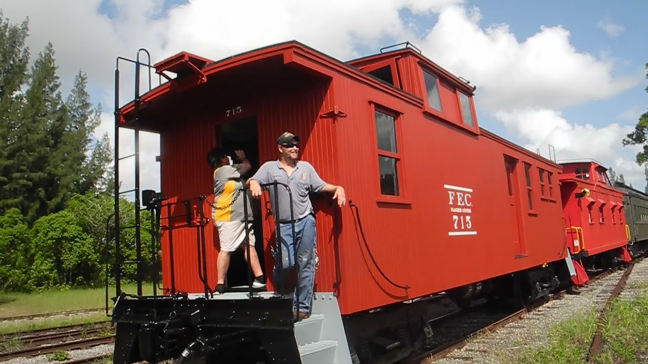 Florida East Coast Caboose 715 moves to new home at Gold Coast Railroad ...