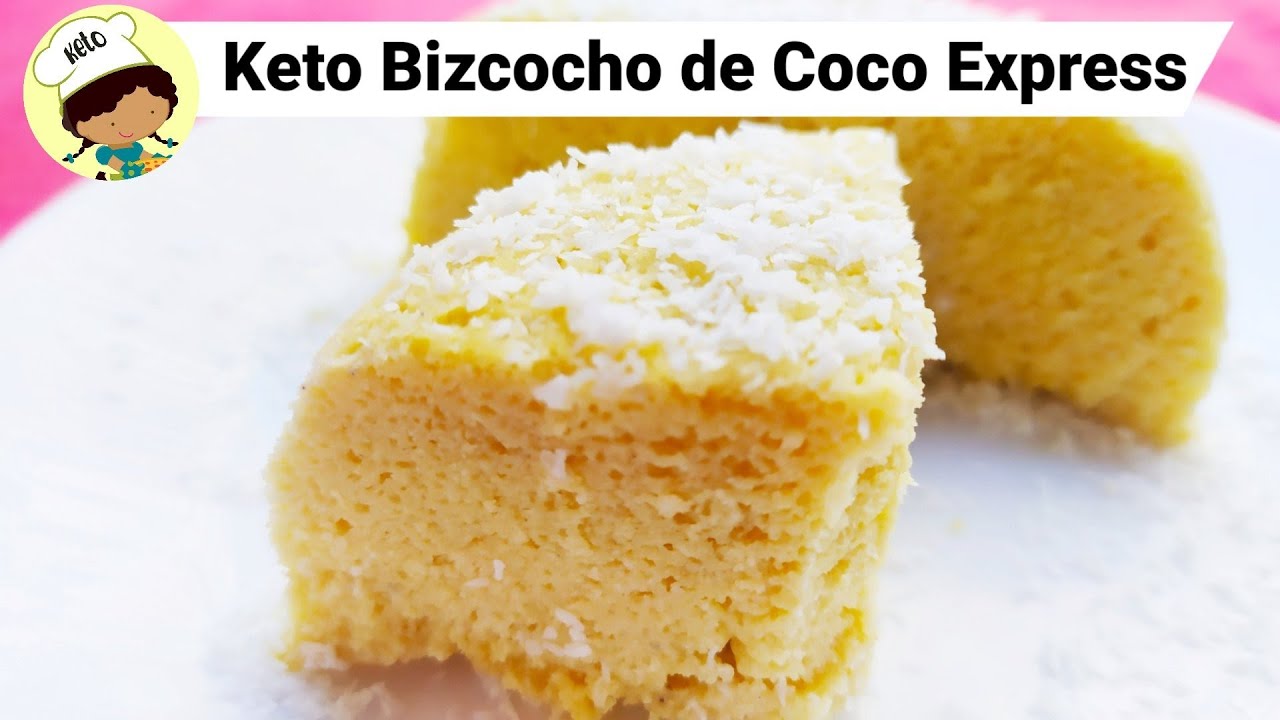 Bizcocho De Coco Keto Express Cetogenico Pastel De Coco Keto 40 Day