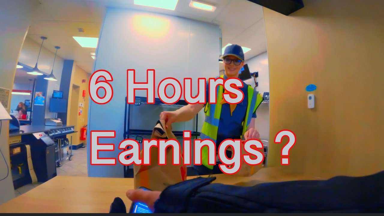 Six Hour Food Delivery POV | Just Eats Delivery Boy in Uk | Six Hours ...