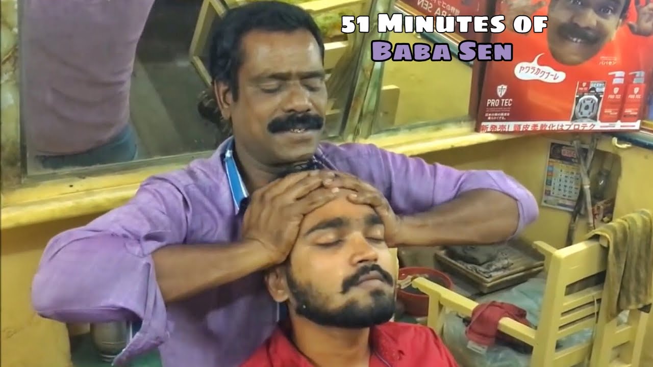 World’s GREATEST Head & Face Massage By Baba Sen - The Cosmic Barber ...