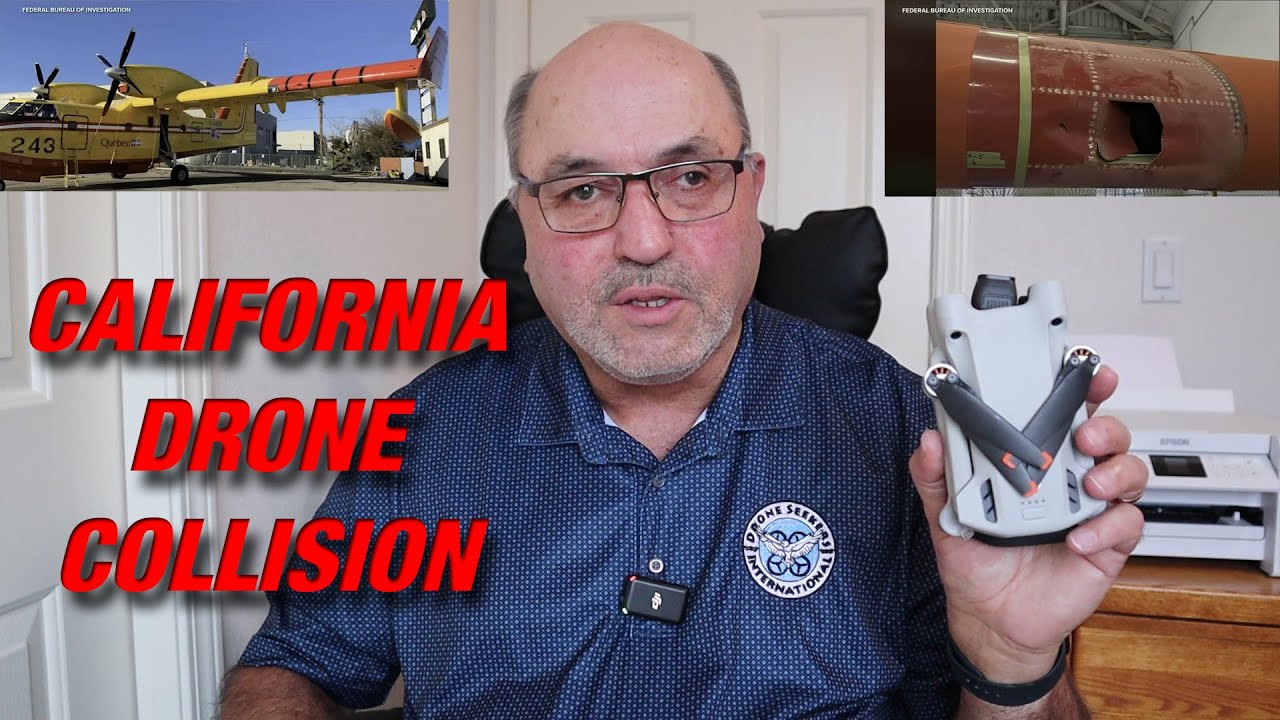 California Fire Fighting Plane Drone Hit - A Few Thoughts - YouTube