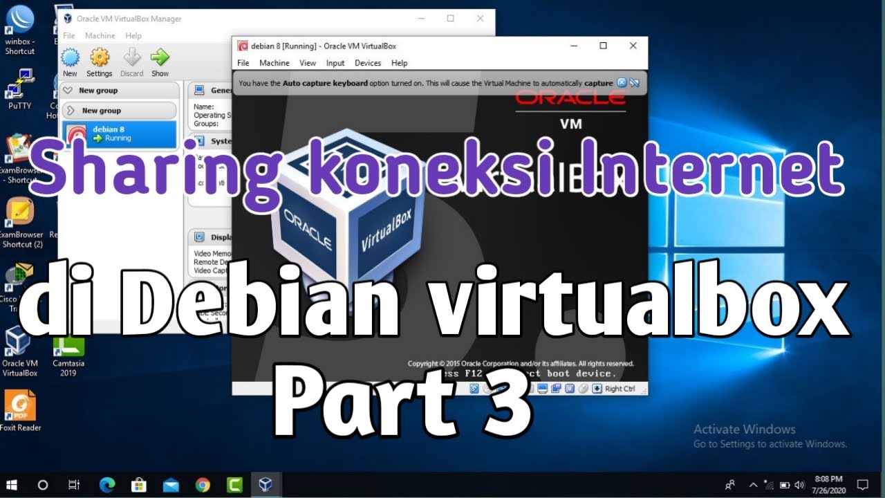 Cara Sharing Koneksi Internet Debian di Virtualbox | Part 3 | Mudah dan simpel - YouTube