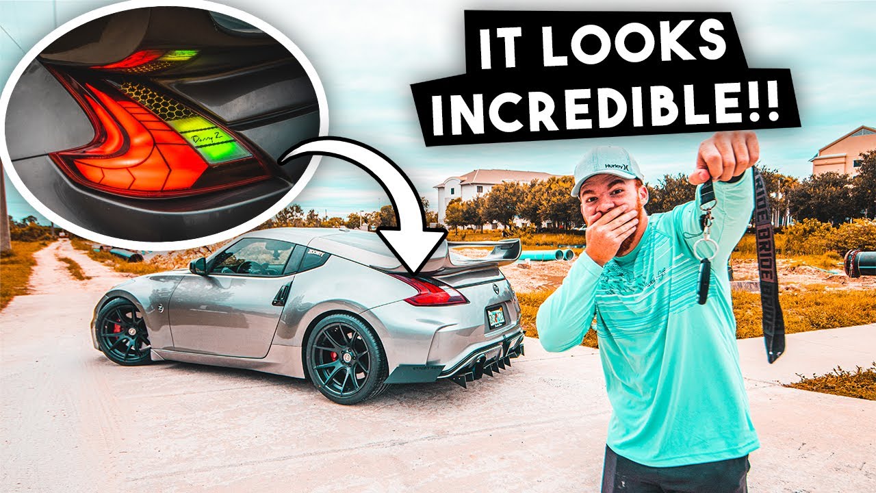 We BUILT The WORLDS FIRST Nissan RGB CUSTOM Tail lights!! **4 months of ...