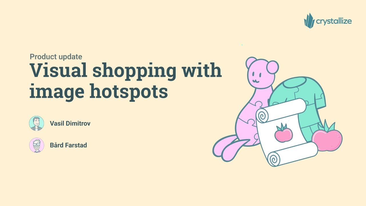 Visual shopping with image hotspots in Crystallize - YouTube