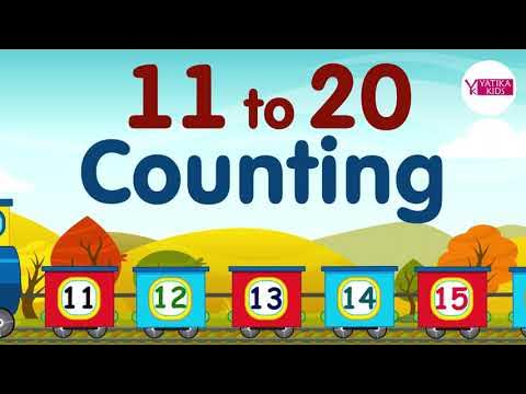 Learn Counting: eleven to twenty in 2 minutes I 11 से 20 तक गिनती I ...