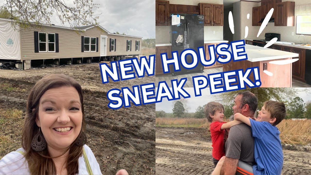 NEW HOUSE SNEAK PEEK 🎉🏡 SEEING INSIDE NEW HOUSE FOR THE FIRST TIME ...