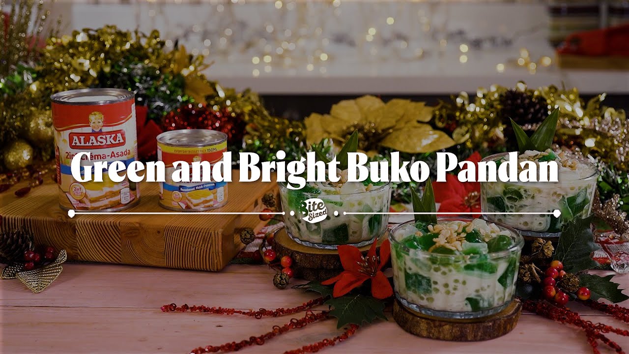 How To Make Green And Bright Buko Pandan - YouTube