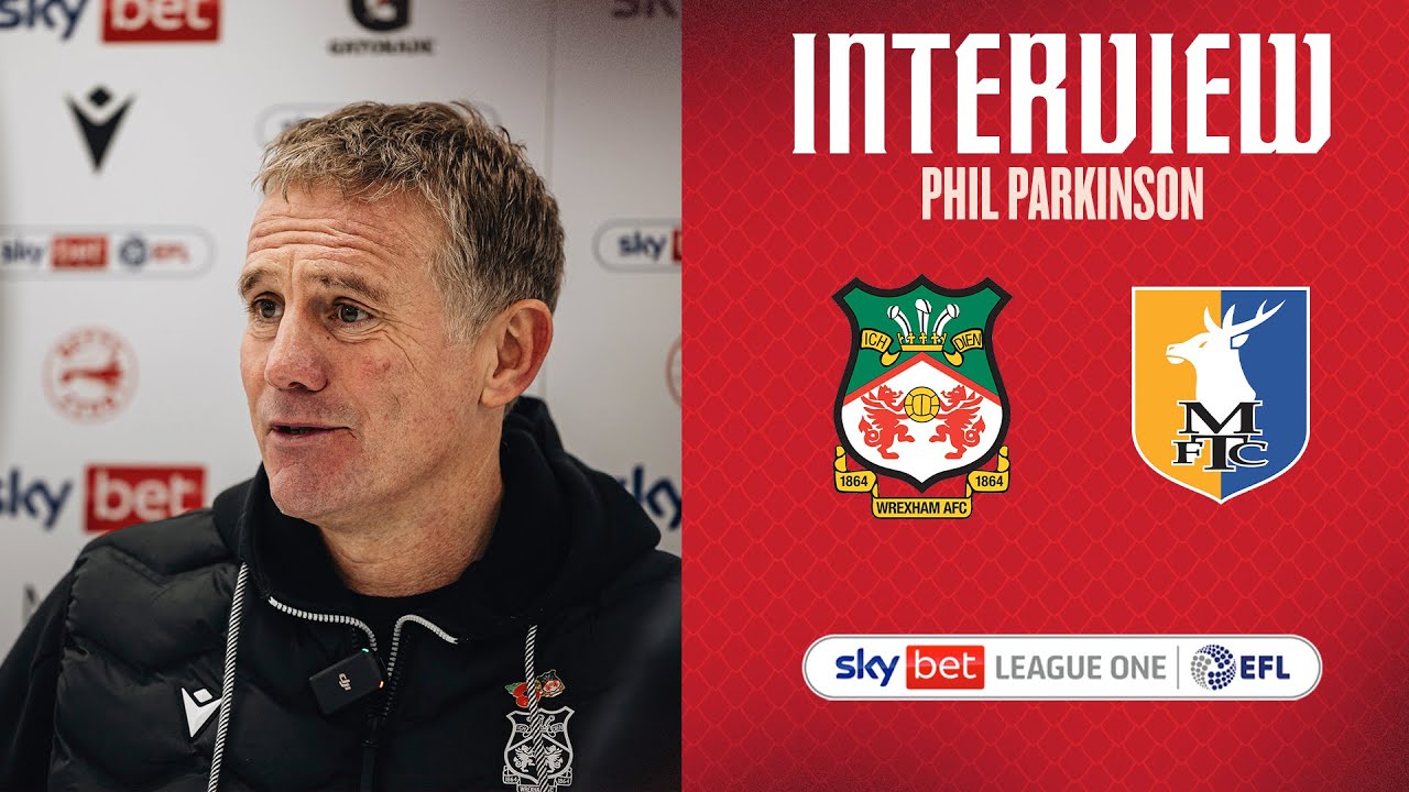 INTERVIEW | Phil Parkinson after Mansfield Town - YouTube