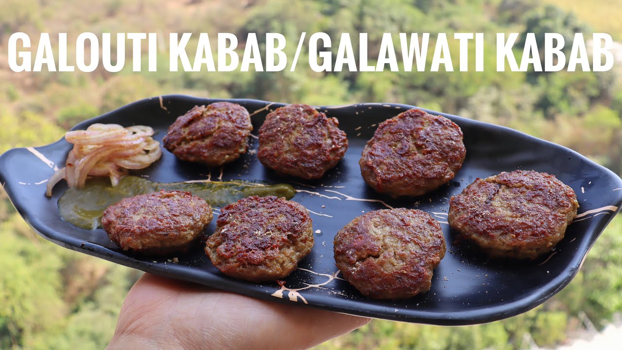 गलौटी कबाब | Galouti Kabab/Galawati Kabab | Lucknowi Mutton Kabab ...