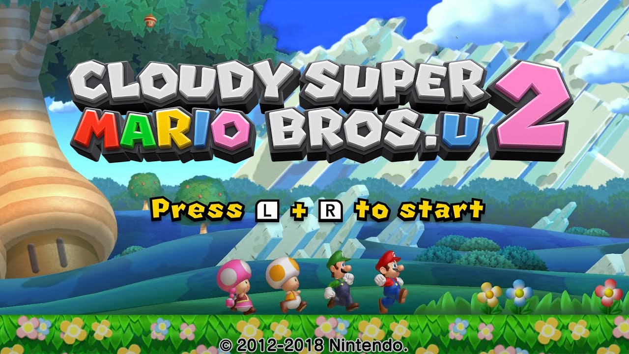 Cloudy Super Mario Bros U 2 Full Game Walkthrough Hd Youtube